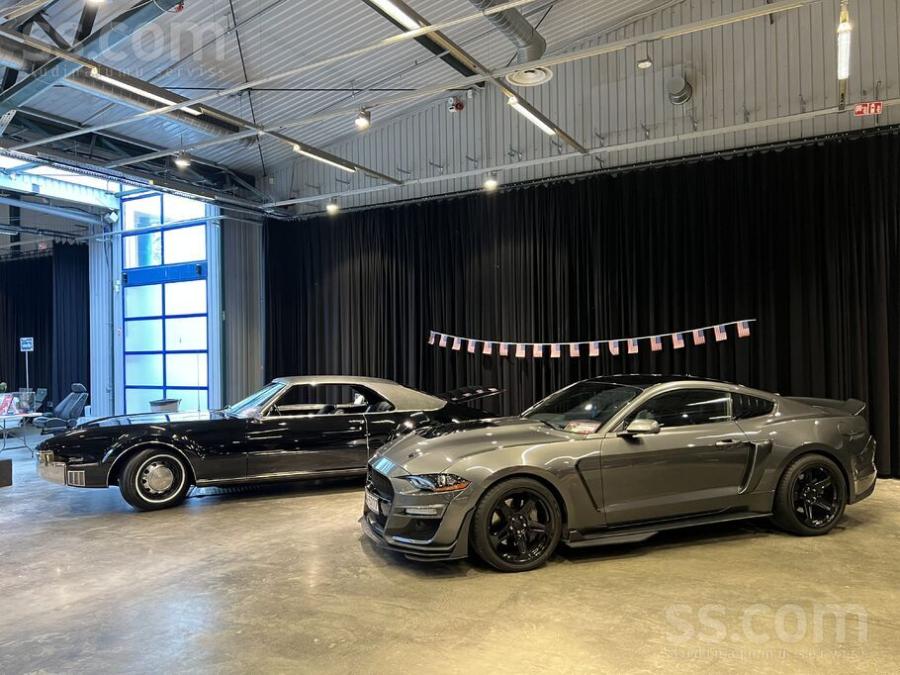 Pelēks Ford Mustang 2019 Rīga, ar dzinēja tilpumu 5.00 L un nobraukumu 63 tūkst. km par 32000 €, foto 5 vietnē AUTOMOTO.COM.LV