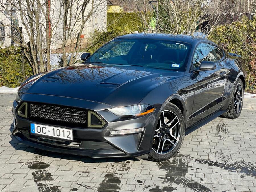 Grey Ford Mustang 2020 in Cesis, with an engine capacity of 2.30 L and mileage of 108 thousand km for 24000 €, photo 2 on AUTOMOTO.COM.LV