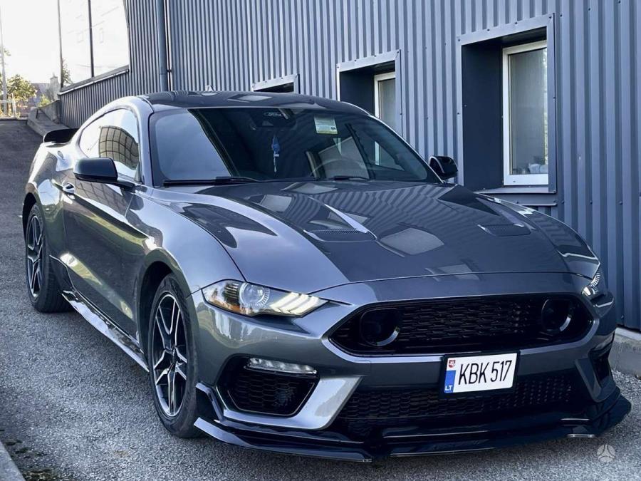 Pelēks Ford Mustang 2021 Radviliškis, ar dzinēja tilpumu 2.26 L un nobraukumu 186 tūkst. km par 19600 €, foto 1 vietnē AUTOMOTO.COM.LV