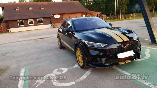 Black Ford Mustang Mach-E 2023 in Tallinn, with an engine capacity of 0.00 L and mileage of 18 thousand km for 39990 €, photo 7 on AUTOMOTO.COM.LV
