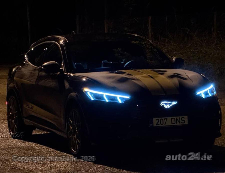 Черный Форд Mustang Mach-E 2023 в Тарту, объемом двигателя 0.00 л и пробегом 28 тыс. км за 29800 €, фото 1 на AUTOMOTO.COM.LV