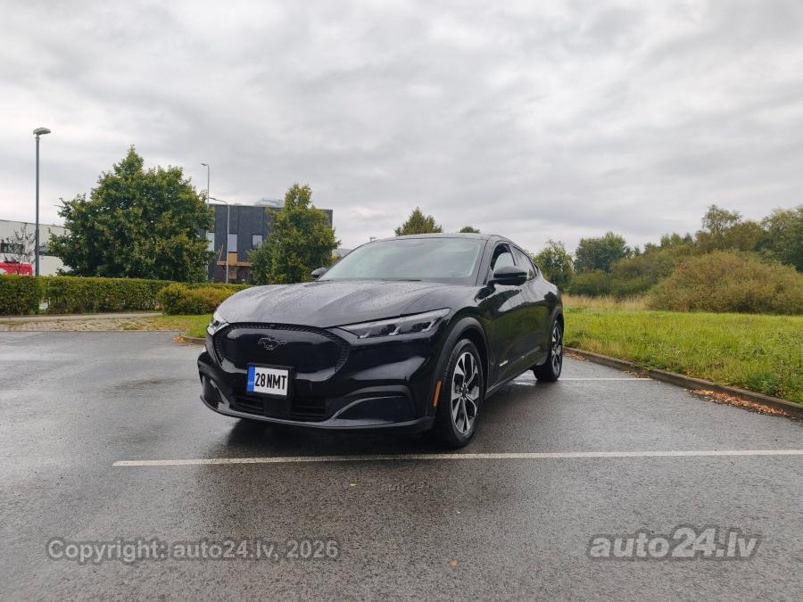 Black Ford Mustang Mach-E 2025 in Maardu, with an engine capacity of 0.00 L and mileage of 1 thousand km for 35000 €, photo 1 on AUTOMOTO.COM.LV