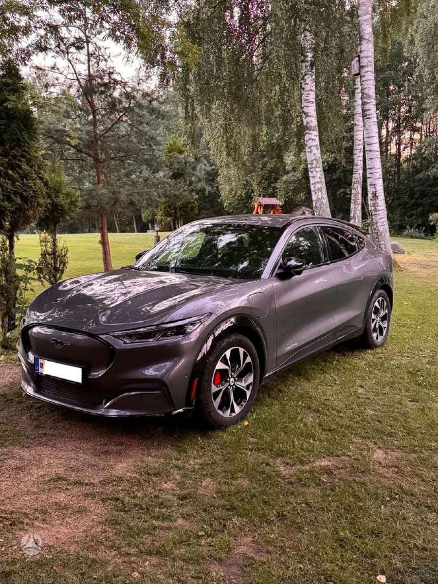 Grey Ford Mustang Mach-E 2024 in Kedainiai, with an engine capacity of 0.00 L and mileage of 37 thousand km for 35000 €, photo 3 on AUTOMOTO.COM.LV