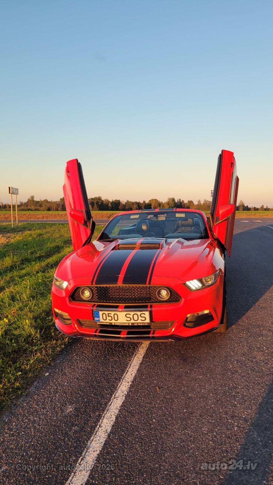 Orange Ford Mustang 2015 in Tallinn, with an engine capacity of 3.70 L and mileage of 201 thousand km for 24900 €, photo 3 on AUTOMOTO.COM.LV