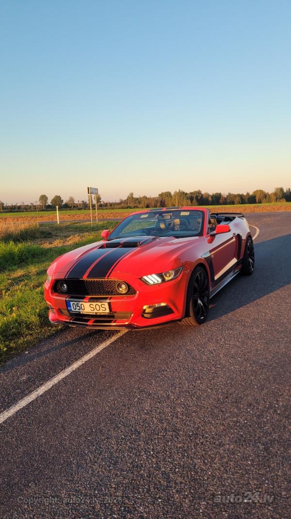 Orange Ford Mustang 2015 in Tallinn, with an engine capacity of 3.70 L and mileage of 201 thousand km for 24900 €, photo 8 on AUTOMOTO.COM.LV