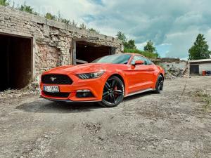 Orange Ford Mustang 2015 in Balvi, with an engine capacity of 2.30 L and mileage of 159 thousand km for 20500 €, photo  on AUTOMOTO.COM.LV