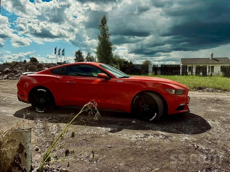 Oranžs Ford Mustang 2015 Balvi, ar dzinēja tilpumu 2.30 L un nobraukumu 159 tūkst. km par 20500 €, foto 5 vietnē AUTOMOTO.COM.LV
