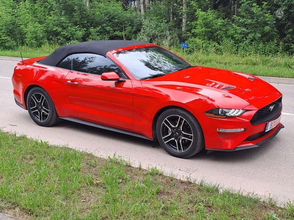 Sarkans Ford Mustang 2019 Ukmergė, ar dzinēja tilpumu 2.25 L un nobraukumu 105 tūkst. km par 18700 €, foto 4 vietnē AUTOMOTO.COM.LV