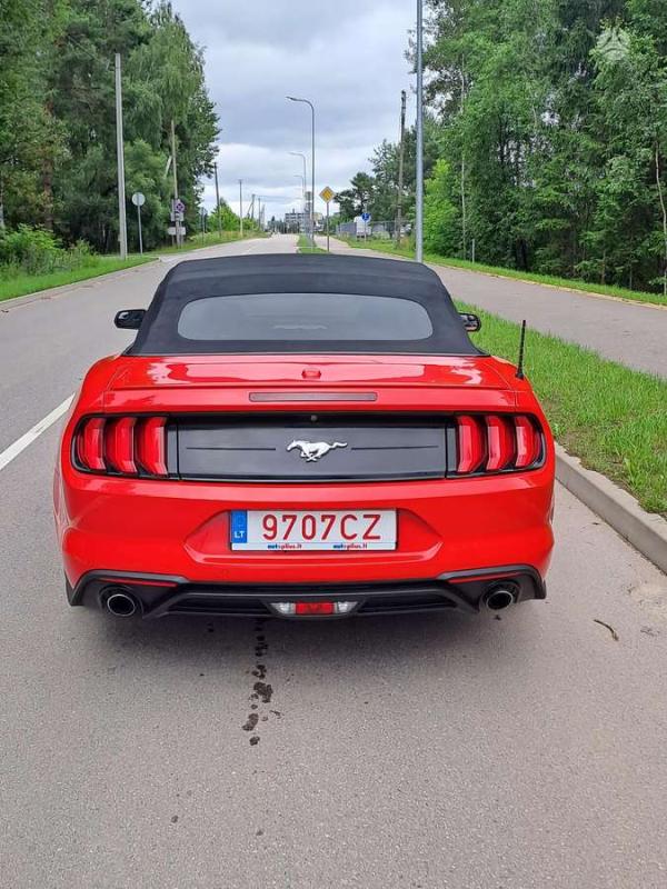 Sarkans Ford Mustang 2019 Ukmergė, ar dzinēja tilpumu 2.25 L un nobraukumu 105 tūkst. km par 18700 €, foto 9 vietnē AUTOMOTO.COM.LV