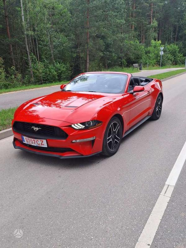 Sarkans Ford Mustang 2019 Ukmergė, ar dzinēja tilpumu 2.25 L un nobraukumu 105 tūkst. km par 18700 €, foto 10 vietnē AUTOMOTO.COM.LV