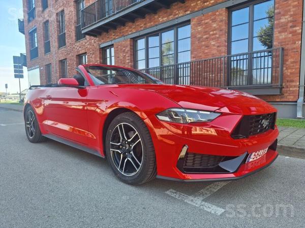 Red Ford Mustang 2020 in Riga, with an engine capacity of 2.30 L and mileage of 174 thousand km for 18200 €, photo 3 on AUTOMOTO.COM.LV