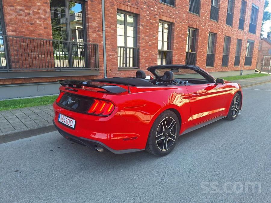 Sarkans Ford Mustang 2020 Rīga, ar dzinēja tilpumu 2.30 L un nobraukumu 174 tūkst. km par 18200 €, foto 8 vietnē AUTOMOTO.COM.LV
