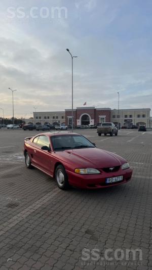 Red Ford Mustang 1995 in Riga, with an engine capacity of 3.80 L and mileage of 95 thousand km for 4500 €, photo  on AUTOMOTO.COM.LV