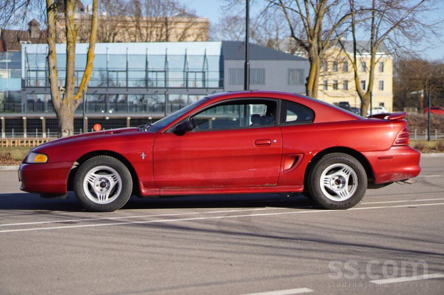 Sarkans Ford Mustang 1995 Rīga, ar dzinēja tilpumu 3.80 L un nobraukumu 95 tūkst. km par 4499 €, foto 10 vietnē AUTOMOTO.COM.LV