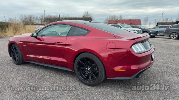 Red Ford Mustang 2015 in Tallinn, with an engine capacity of 5.00 L and mileage of 76 thousand km for 28000 €, photo 3 on AUTOMOTO.COM.LV