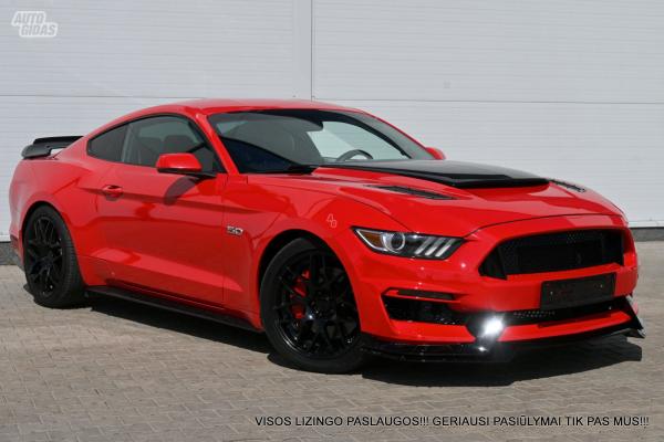 Red Ford Mustang 2015 in Kretinga, with an engine capacity of 5.00 L and mileage of 183 thousand km for 23499 €, photo 1 on AUTOMOTO.COM.LV