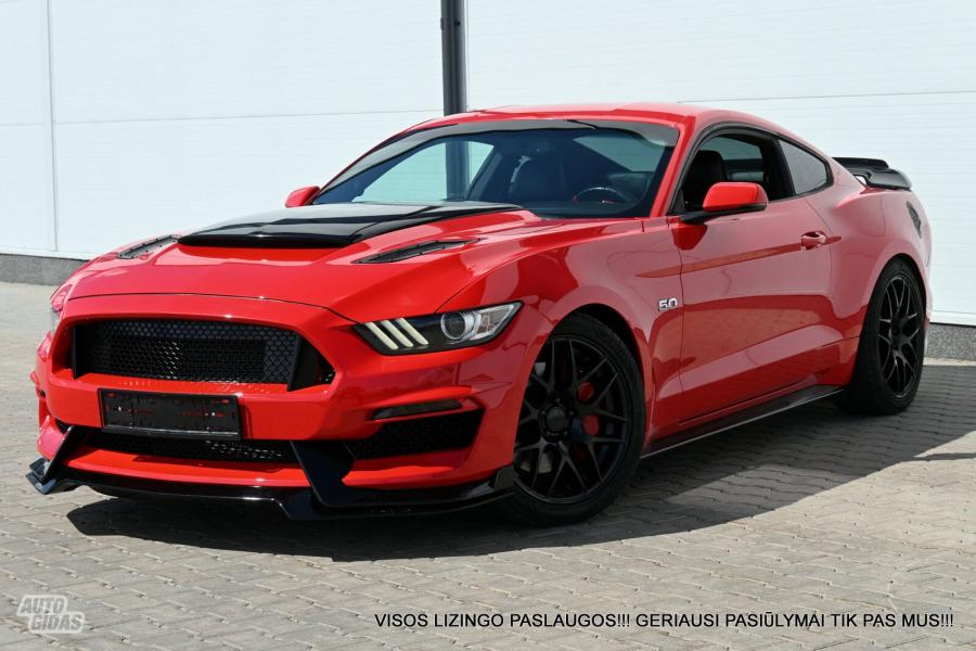 Red Ford Mustang 2015 in Kretinga, with an engine capacity of 5.00 L and mileage of 183 thousand km for 23499 €, photo 4 on AUTOMOTO.COM.LV