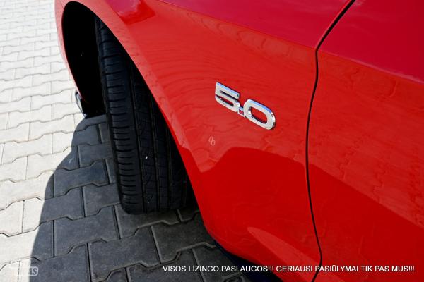 Red Ford Mustang 2015 in Kretinga, with an engine capacity of 5.00 L and mileage of 183 thousand km for 23499 €, photo 7 on AUTOMOTO.COM.LV
