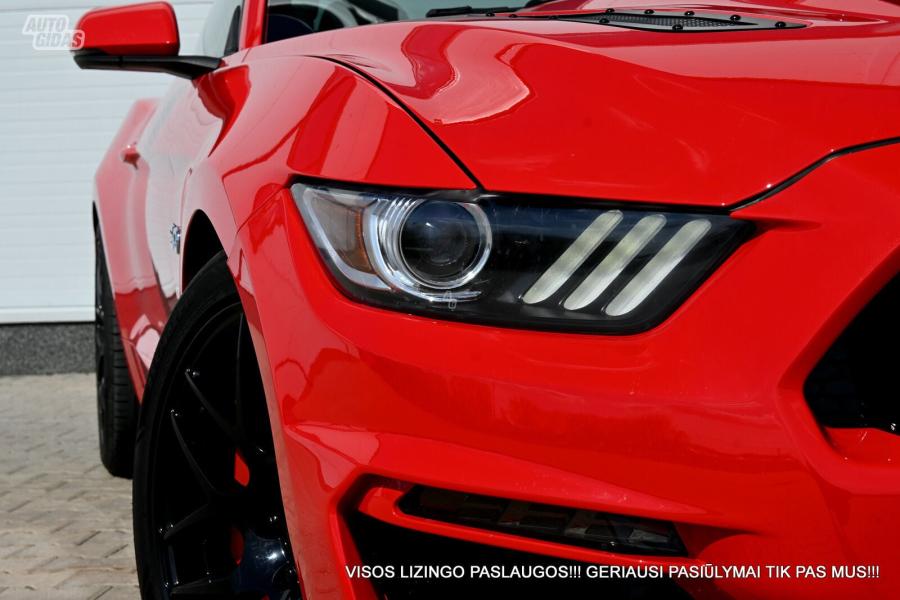 Red Ford Mustang 2015 in Kretinga, with an engine capacity of 5.00 L and mileage of 183 thousand km for 23499 €, photo 9 on AUTOMOTO.COM.LV