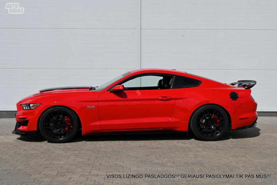 Red Ford Mustang 2015 in Kretinga, with an engine capacity of 5.00 L and mileage of 183 thousand km for 23499 €, photo 15 on AUTOMOTO.COM.LV