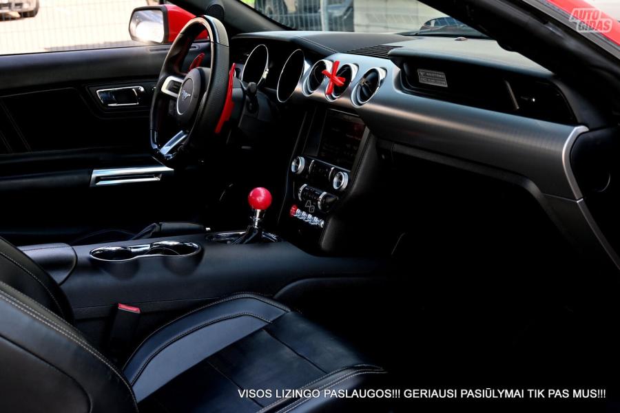 Red Ford Mustang 2015 in Kretinga, with an engine capacity of 5.00 L and mileage of 183 thousand km for 23499 €, photo 24 on AUTOMOTO.COM.LV