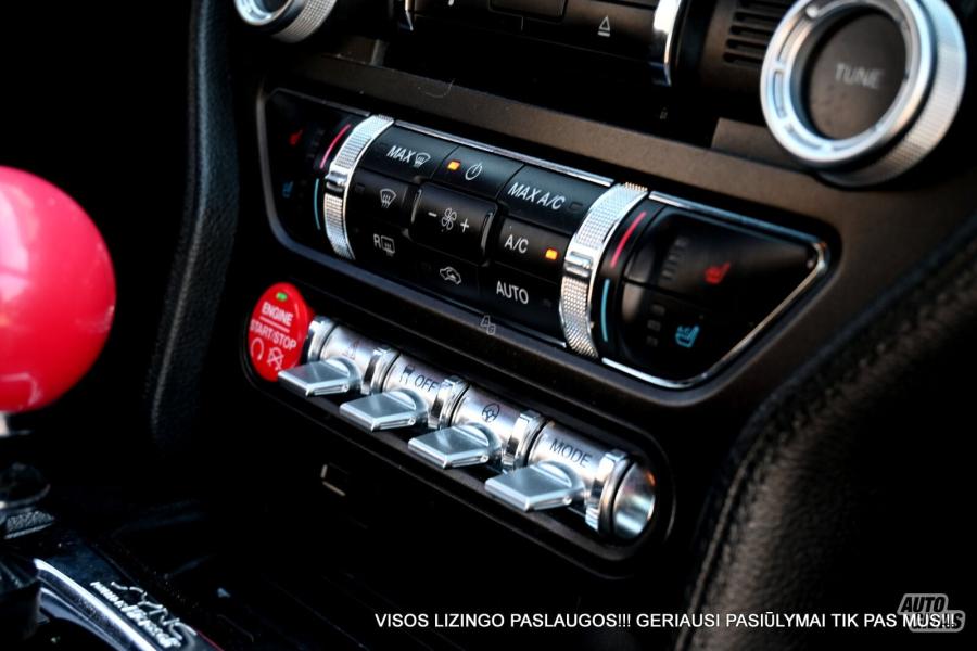 Red Ford Mustang 2015 in Kretinga, with an engine capacity of 5.00 L and mileage of 183 thousand km for 23499 €, photo 26 on AUTOMOTO.COM.LV