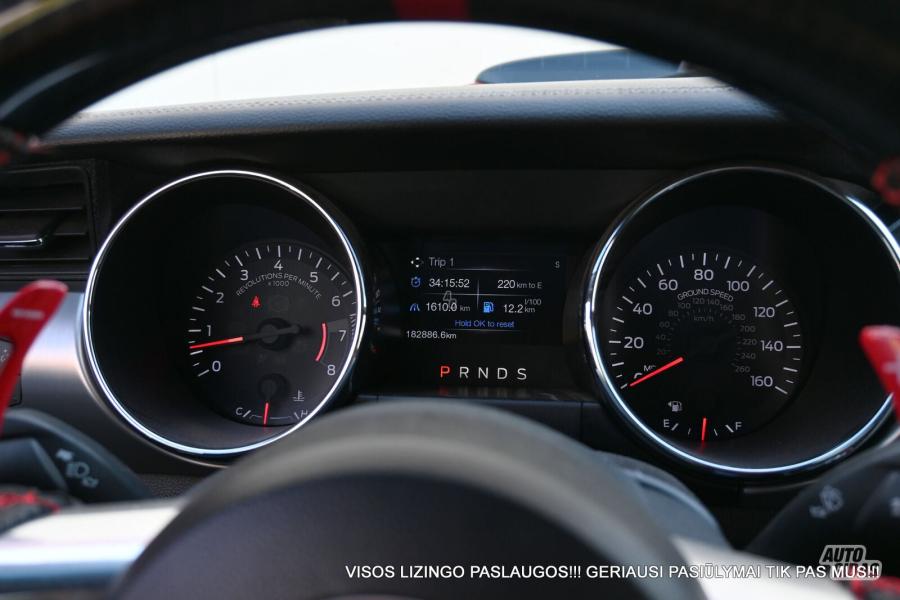 Red Ford Mustang 2015 in Kretinga, with an engine capacity of 5.00 L and mileage of 183 thousand km for 23499 €, photo 30 on AUTOMOTO.COM.LV