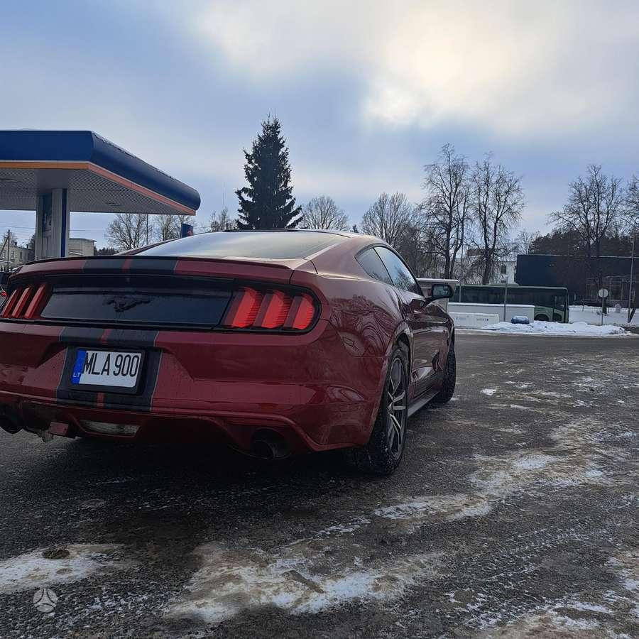 Sarkans Ford Mustang 2016 Raseiniai, ar dzinēja tilpumu 2.25 L un nobraukumu 235 tūkst. km par 14500 €, foto 3 vietnē AUTOMOTO.COM.LV