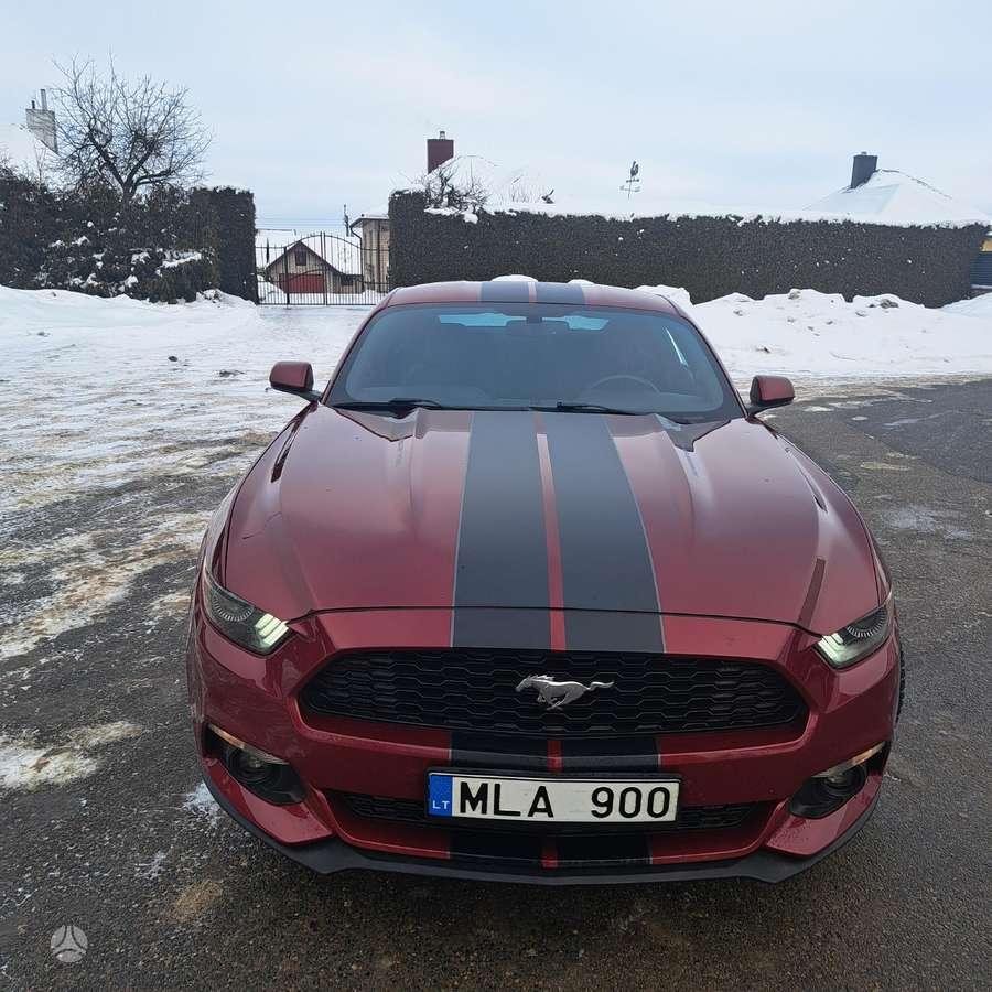 Sarkans Ford Mustang 2016 Raseiniai, ar dzinēja tilpumu 2.25 L un nobraukumu 235 tūkst. km par 14500 €, foto 6 vietnē AUTOMOTO.COM.LV
