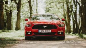 Red Ford Mustang 2016 in Tartu, with an engine capacity of 5.00 L and mileage of 106 thousand km for 29000 €, photo 2 on AUTOMOTO.COM.LV