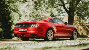 Red Ford Mustang 2016 in Tartu, with an engine capacity of 5.00 L and mileage of 106 thousand km for 29000 €, photo 4 on AUTOMOTO.COM.LV