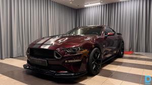 Sarkans Ford Mustang 2018 Mārupe, ar dzinēja tilpumu 5.00 L un nobraukumu 81 tūkst. km par 29990 €, foto 1 vietnē AUTOMOTO.COM.LV