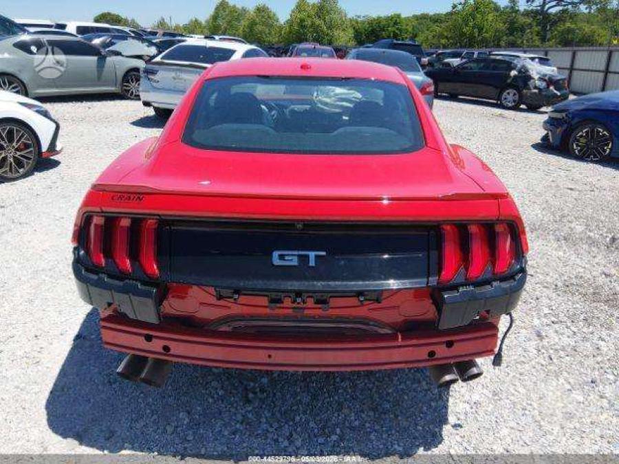 Red Ford Mustang 2019 in Klaipeda, with an engine capacity of 5.00 L and mileage of 584 thousand km for 6550 €, photo 3 on AUTOMOTO.COM.LV
