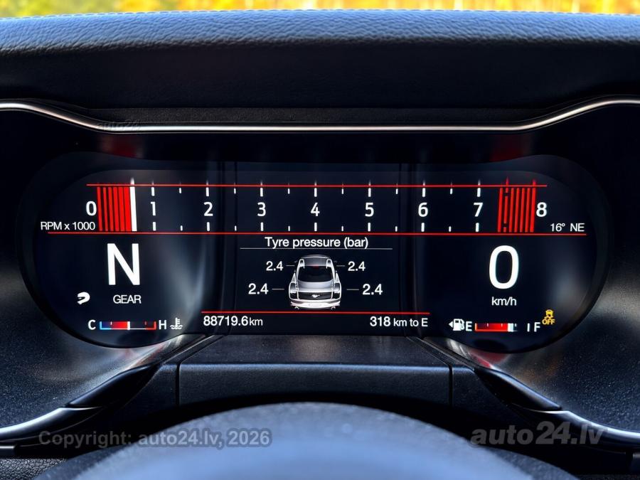 Sarkans Ford Mustang 2019 Tartu, ar dzinēja tilpumu 5.00 L un nobraukumu 88 tūkst. km par 37500 €, foto 7 vietnē AUTOMOTO.COM.LV