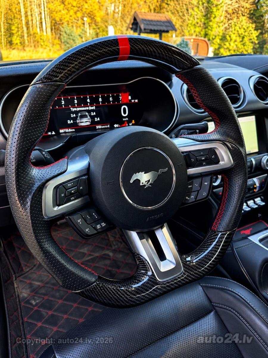 Sarkans Ford Mustang 2019 Tartu, ar dzinēja tilpumu 5.00 L un nobraukumu 88 tūkst. km par 37500 €, foto 10 vietnē AUTOMOTO.COM.LV