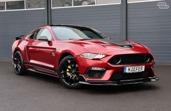Sarkans Ford Mustang 2021 Kauņa, ar dzinēja tilpumu 2.30 L un nobraukumu 54 tūkst. km par 31619 €, foto 1 vietnē AUTOMOTO.COM.LV