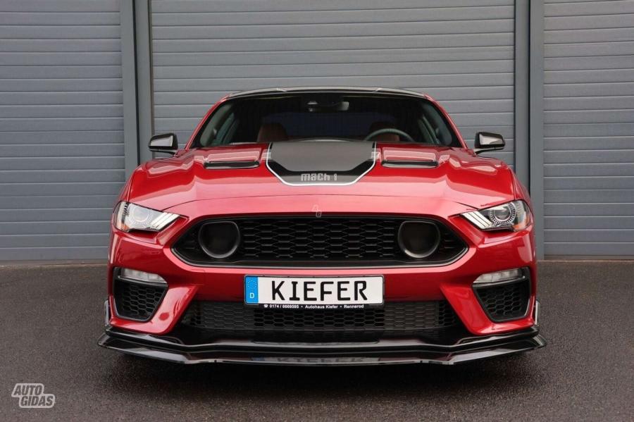 Sarkans Ford Mustang 2021 Kauņa, ar dzinēja tilpumu 2.30 L un nobraukumu 54 tūkst. km par 31619 €, foto 2 vietnē AUTOMOTO.COM.LV