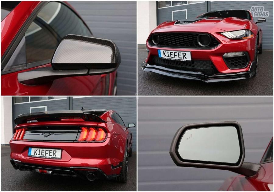 Sarkans Ford Mustang 2021 Kauņa, ar dzinēja tilpumu 2.30 L un nobraukumu 54 tūkst. km par 31619 €, foto 8 vietnē AUTOMOTO.COM.LV