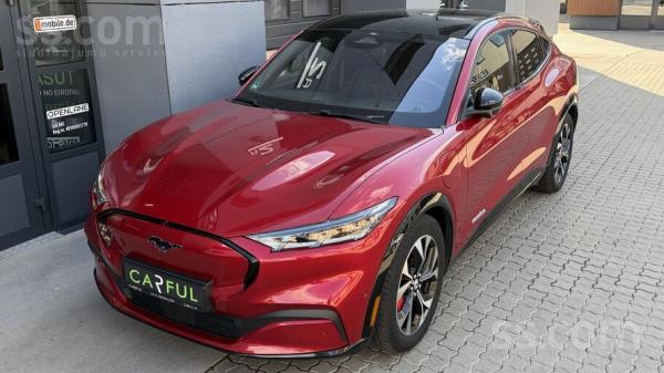 Red Ford Mustang 2021 in Riga, with an engine capacity of 2.30 L and mileage of 61 thousand km for 31900 €, photo 2 on AUTOMOTO.COM.LV