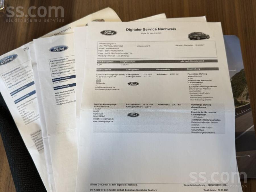 Sarkans Ford Mustang 2021 Rīga, ar dzinēja tilpumu 2.30 L un nobraukumu 61 tūkst. km par 31900 €, foto 18 vietnē AUTOMOTO.COM.LV