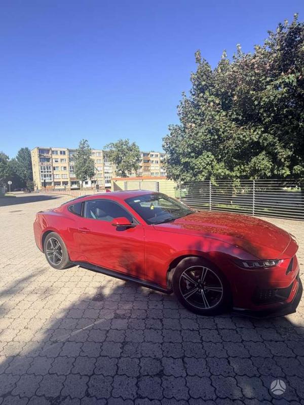 Red Ford Mustang 2024 in Kedainiai, with an engine capacity of 2.25 L and mileage of 21 thousand km for 30999 €, photo 10 on AUTOMOTO.COM.LV