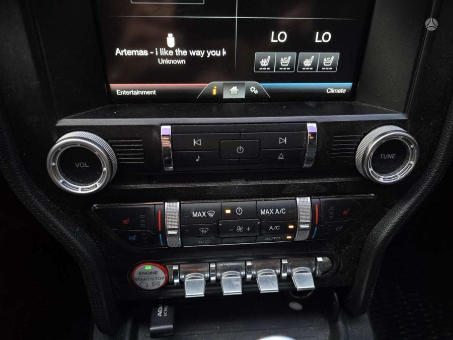 Ford Mustang 2015 in Radviliskis, with an engine capacity of 2.30 L and mileage of 115 thousand km for 8900 €, photo 17 on AUTOMOTO.COM.LV
