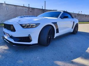 White Ford Mustang 2016 in Klaipeda, with an engine capacity of 3.73 L and mileage of 189 thousand km for 15850 €, photo 14 on AUTOMOTO.COM.LV