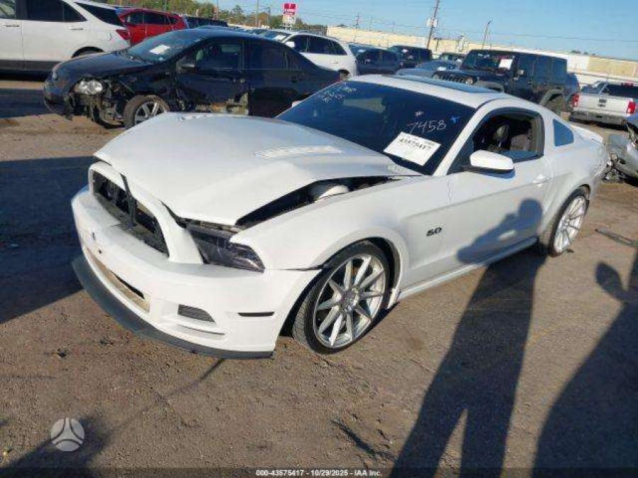 White Ford Mustang 2014 in Klaipeda, with an engine capacity of 4.95 L and mileage of 35 thousand km for 8100 €, photo 2 on AUTOMOTO.COM.LV