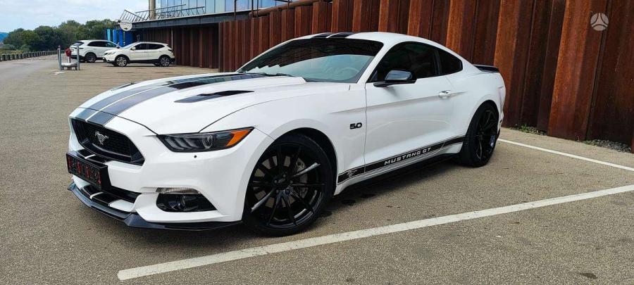 Balts Ford Mustang 2016 Kauņa, ar dzinēja tilpumu 5.00 L un nobraukumu 85 tūkst. km par 26900 €, foto 3 vietnē AUTOMOTO.COM.LV