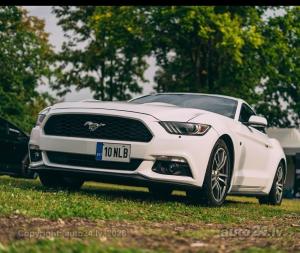 White Ford Mustang 2017 in Tallinn, with an engine capacity of 2.30 L and mileage of 119 thousand km for 15000 €, photo  on AUTOMOTO.COM.LV