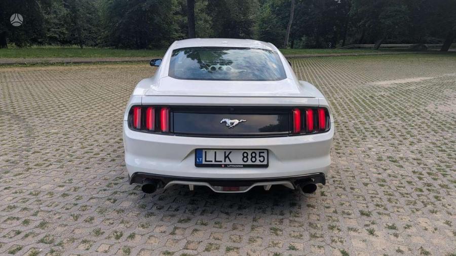 Balts Ford Mustang 2017 Viļņa, ar dzinēja tilpumu 2.30 L un nobraukumu 128 tūkst. km par 16200 €, foto 6 vietnē AUTOMOTO.COM.LV