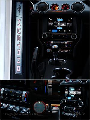 White Ford Mustang 2017 in Tallinn, with an engine capacity of 5.00 L and mileage of 85 thousand km for 40000 €, photo 26 on AUTOMOTO.COM.LV