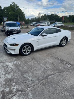 White Ford Mustang 2020 in Riga, with an engine capacity of 2.30 L and mileage of 38 thousand km for 22500 €, photo  on AUTOMOTO.COM.LV