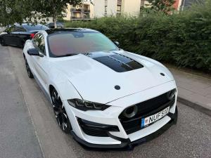 White Ford Mustang 2022 in Vilnius, with an engine capacity of 2.30 L and mileage of 70 thousand km for 20000 €, photo 3 on AUTOMOTO.COM.LV